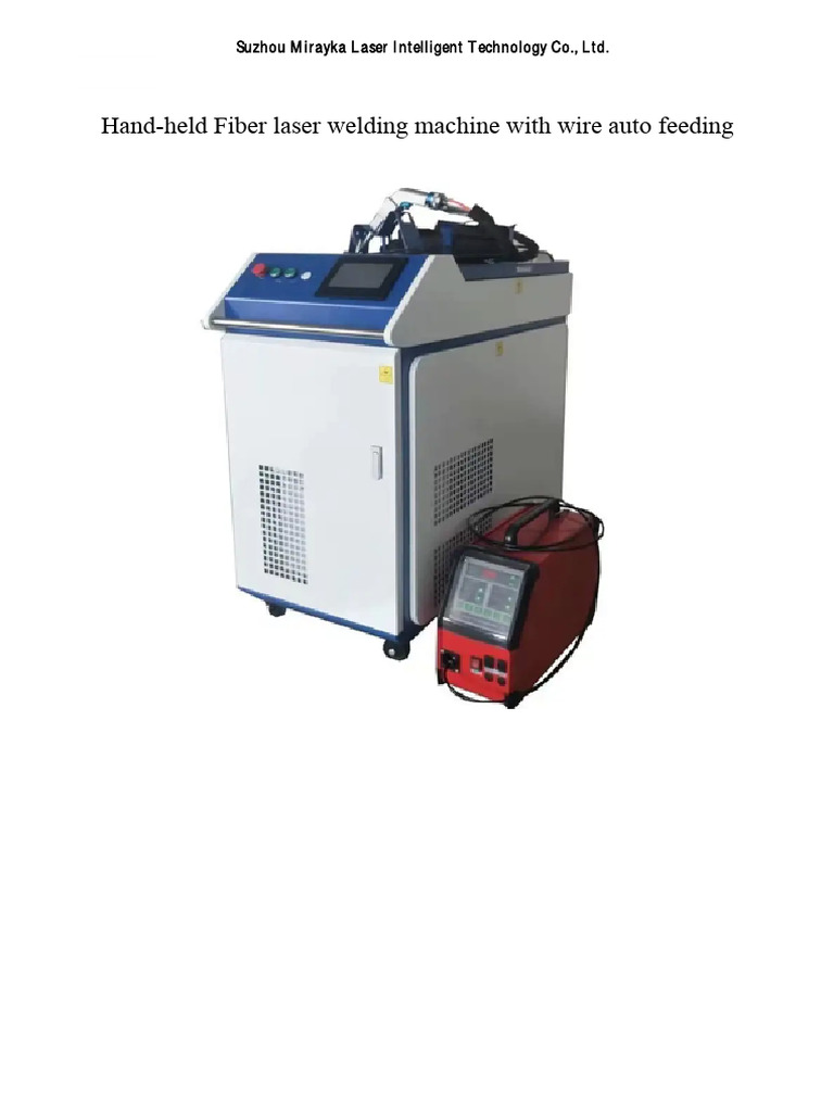LASER WELDING MACHINE | PDF | Welding | Construction
