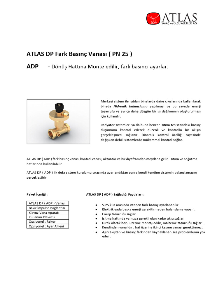 Dp-Fark-Basinc-Vanasi Ayar Skalası | PDF