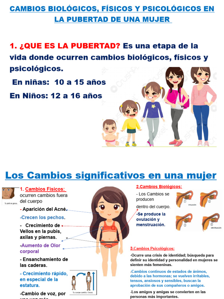 Cambios Biologicos, Fisicos y Psicologicos en La Pubertad | PDF