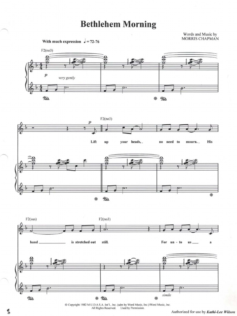 Bethlehem Morning | PDF