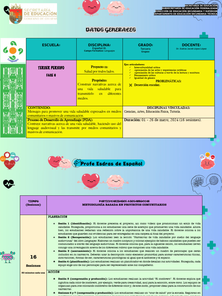 Proyecto de Vida Saludable en Español III | PDF | Cognición