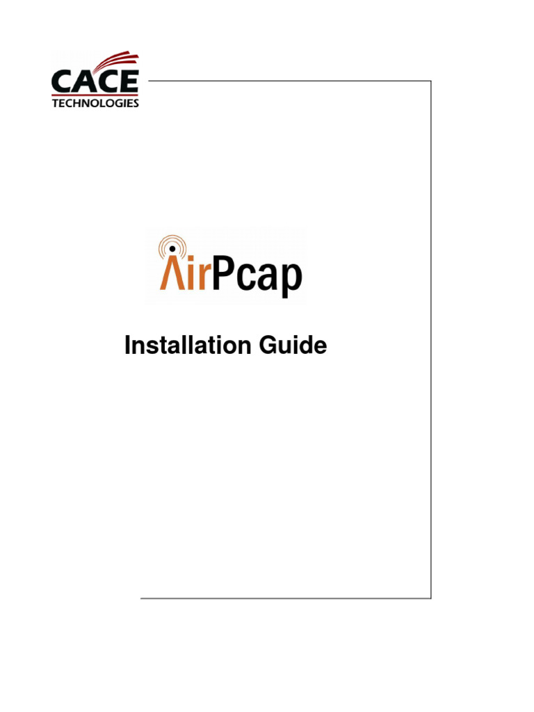 Airpcap Installation Guide | PDF | Installation (Computer Programs ...