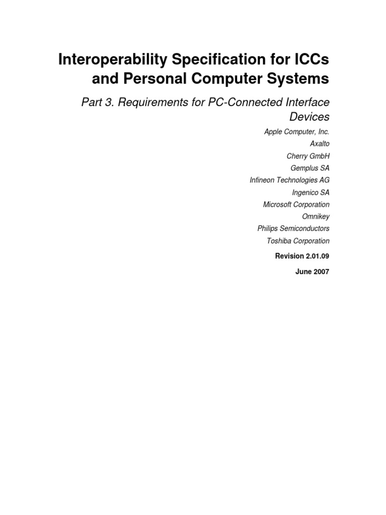 pcsc3 v2.01.09 | PDF | Personal Computers | Interface (Computing)