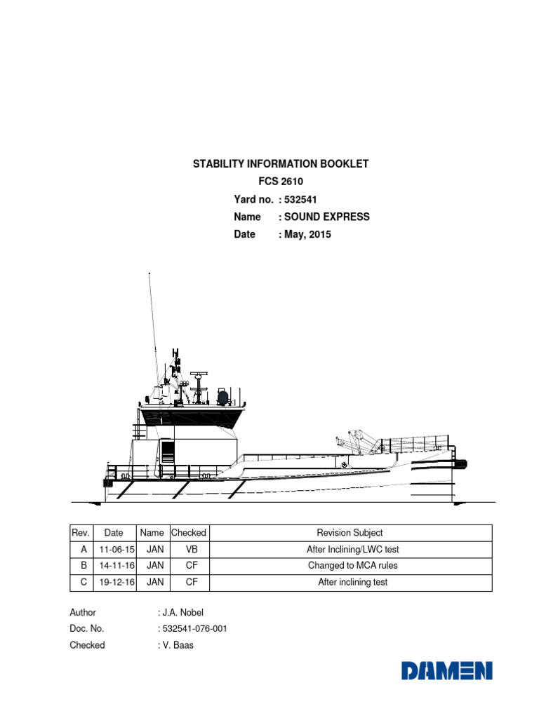 Sound Express. Stability Booklet | PDF | Ships | Ice