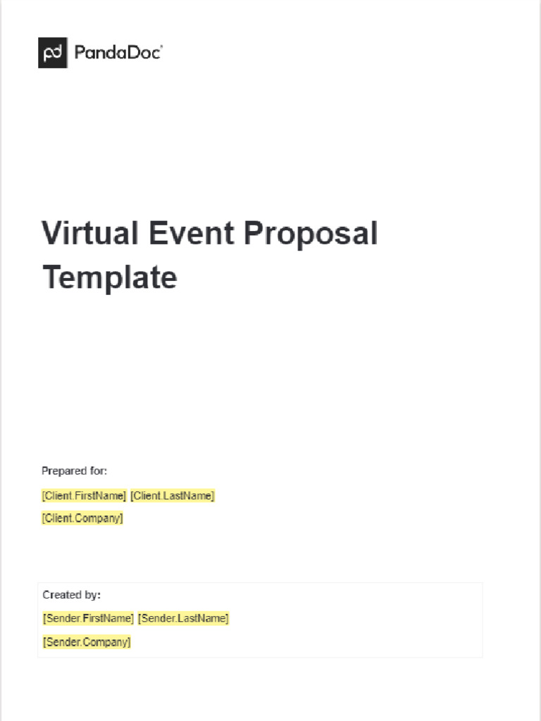 Crappy Proposal Template | PDF
