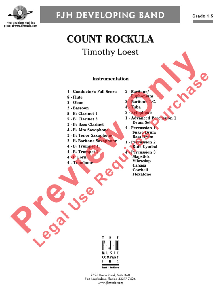 Count Rockula | PDF