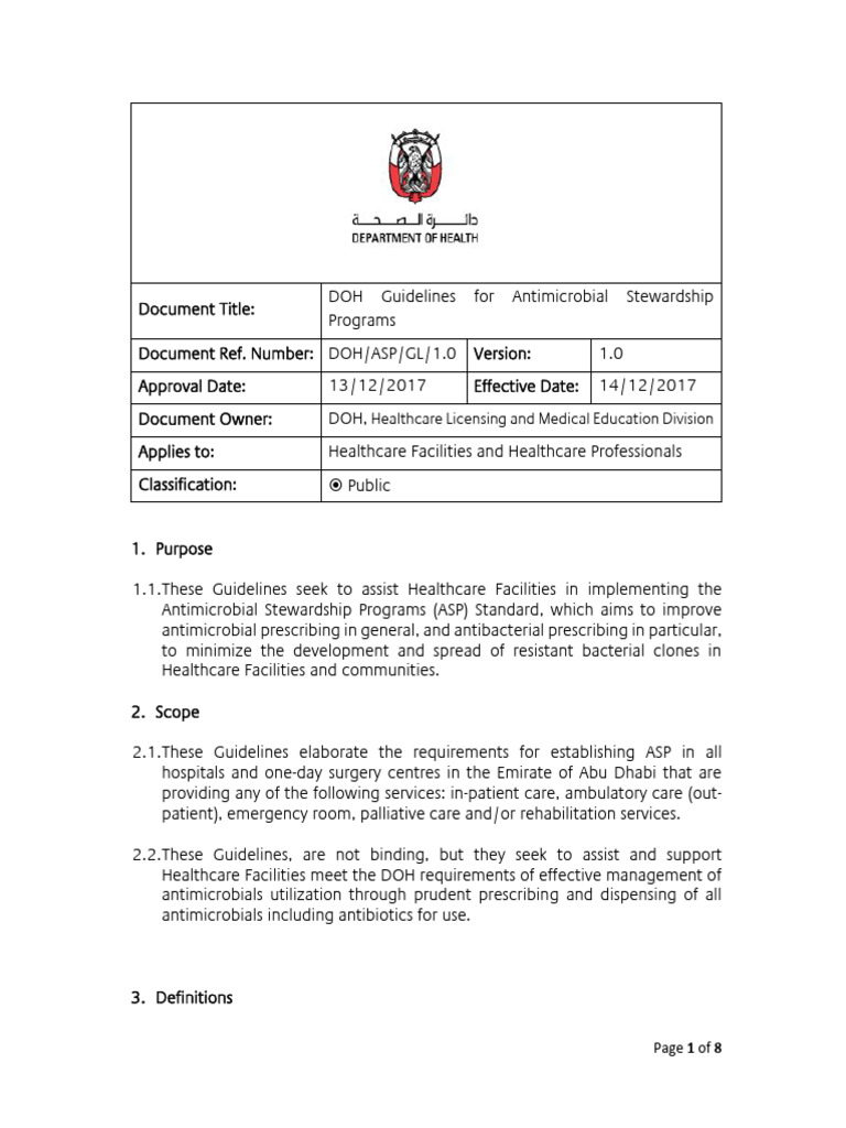 Antibiotics Stewardship Guidelines (2) | Download Free PDF ... Antibiotics Stewardship Guidelines (2) | Download Free PDF ...