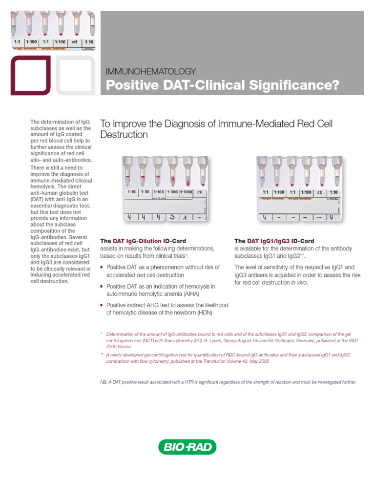 Dat Igg en 2016.07 | PDF | Immunoglobulin G | Hematology