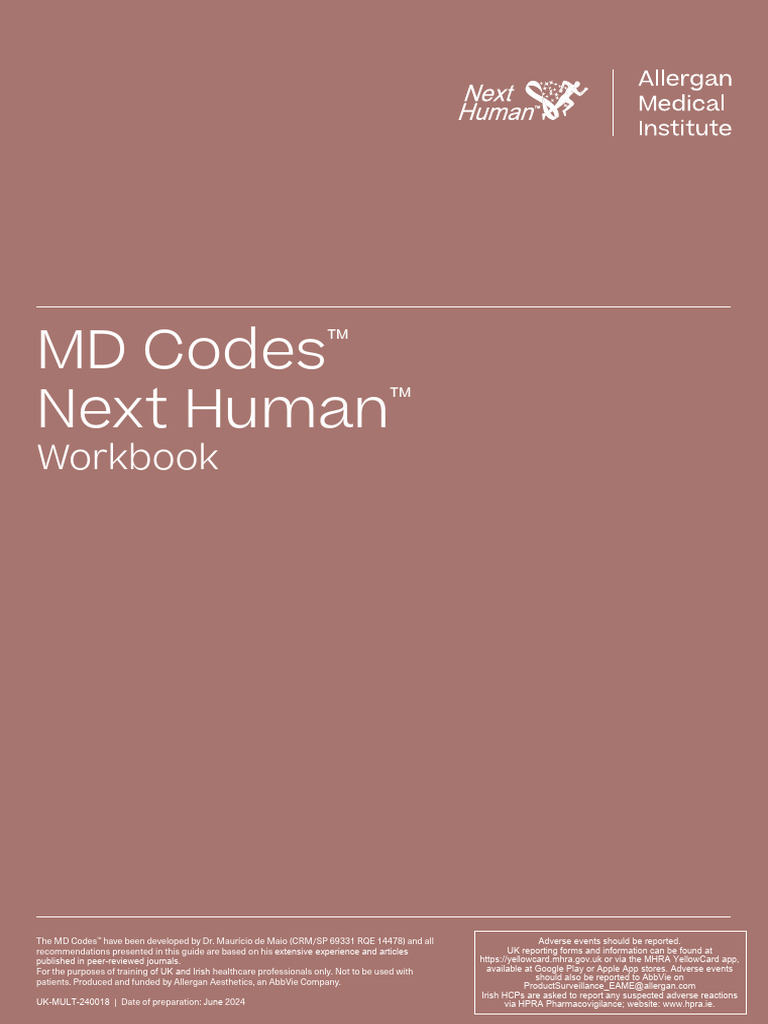 CERT 2024 MD Codes Next Human - Workbook | PDF