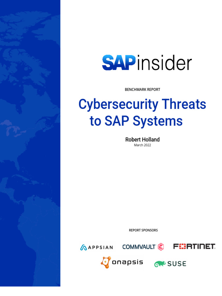 Sapinsider Cybersecurity Threats Pdf Computer Security Security