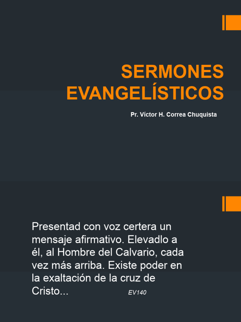 Como Hacer Sermones Evangelísticos | PDF | Cristo (título)