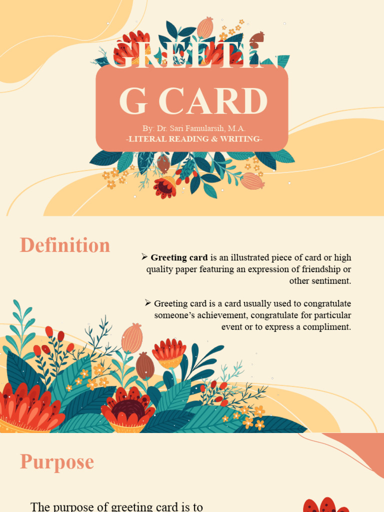 10. Greeting Card | PDF