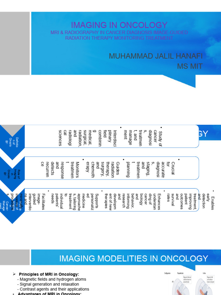 Imaging in Oncology by Jalil Hanafi | PDF | Magnetic Resonance Imaging ...