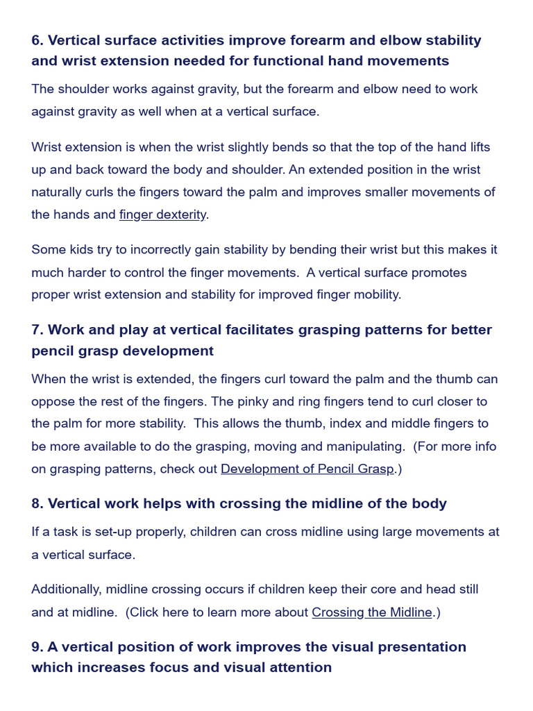 Benefits of Vertical Surface Activities For Kids (30+ Ideas) - DEVELOP ...