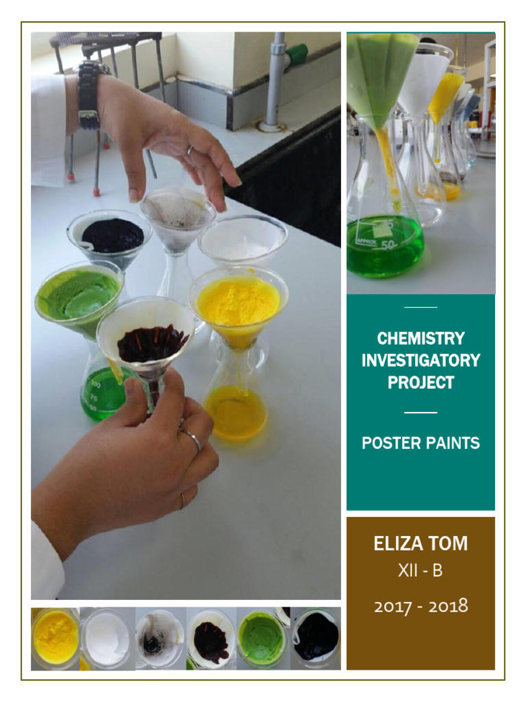Poster Paints | PDF | Paint | Precipitation (Chemistry)