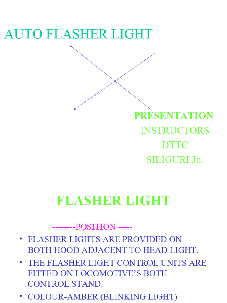 Flasher Light | PDF