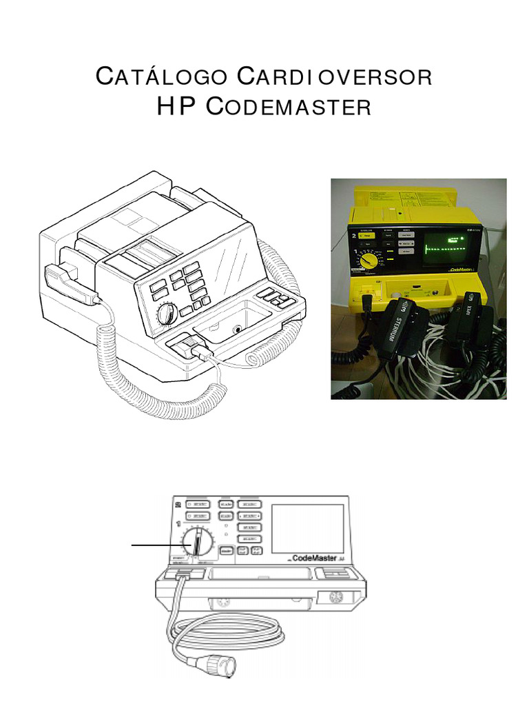 HP Codemaster Defibrillator Specs | PDF | Heart Rate | Electrocardiography