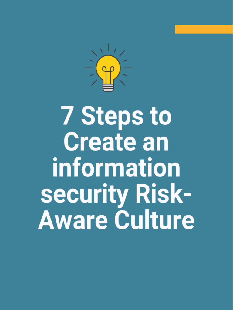 7 Steps To Create A Risk Aware Culture 1719311768 | PDF