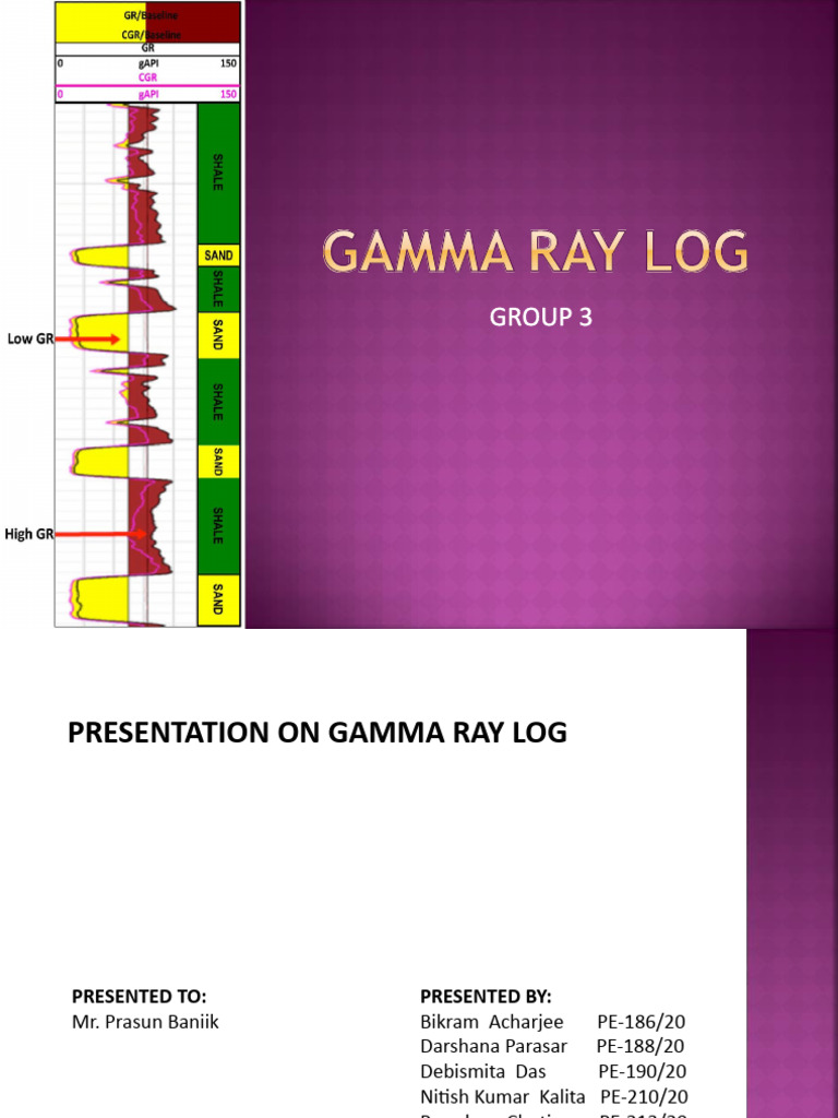Gamma Ray Log | PDF | Gamma Ray | Radiation
