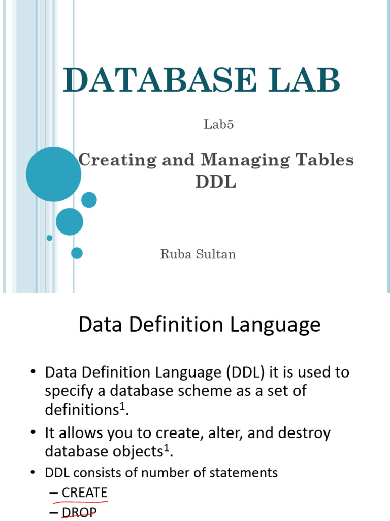 DBP Lab | PDF | Databases | Sql