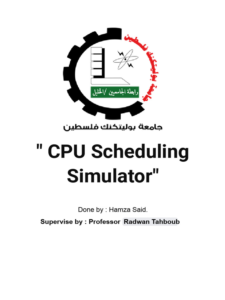 OS Project Hamza Said | PDF | Art | Computers