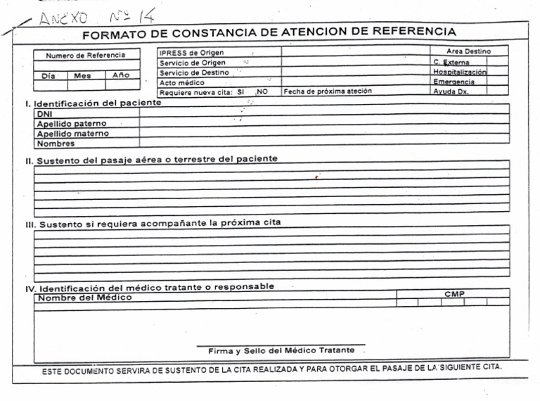 ANEXO 14 - ESSALUD01 | PDF