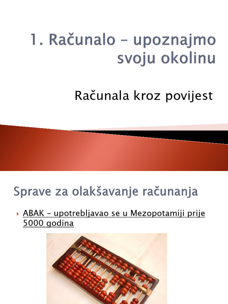 Računala Kroz Povijest | PDF
