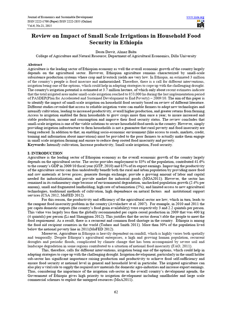 Article 7 | PDF | Food Security | Agriculture