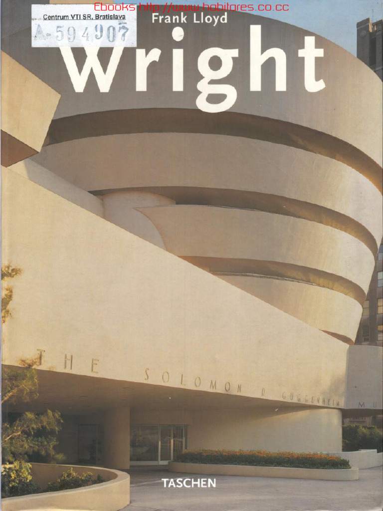 Taschen Basic Architecture Bruce Brooks Pfeiffer Frank Lloyd Wright ...