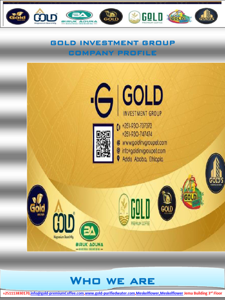 GOLD INVESTMENT GROUP COMPANY PROFILE21 For EV SKD Comapny | PDF ...