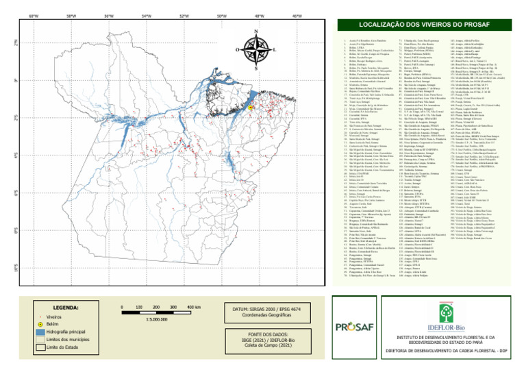 Mapa Viveiros | PDF | Brasil