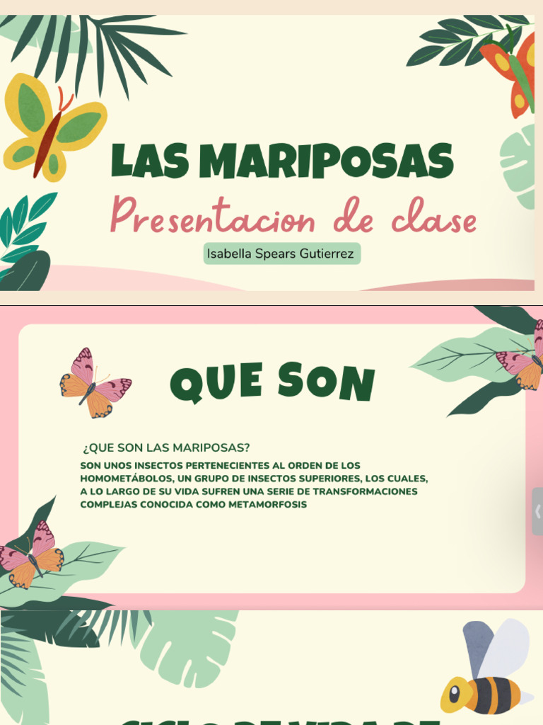 Las mariposas | PDF