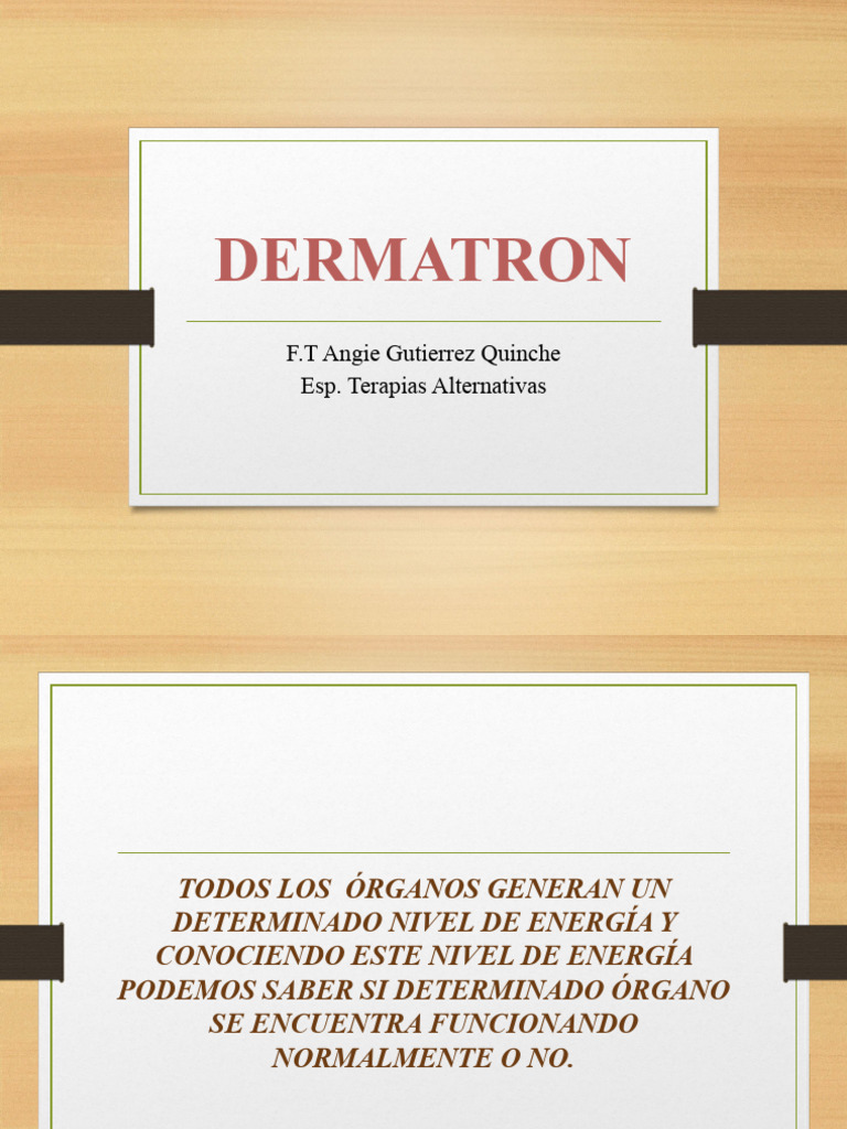DERMATRON | PDF | Acupuntura | Medicina