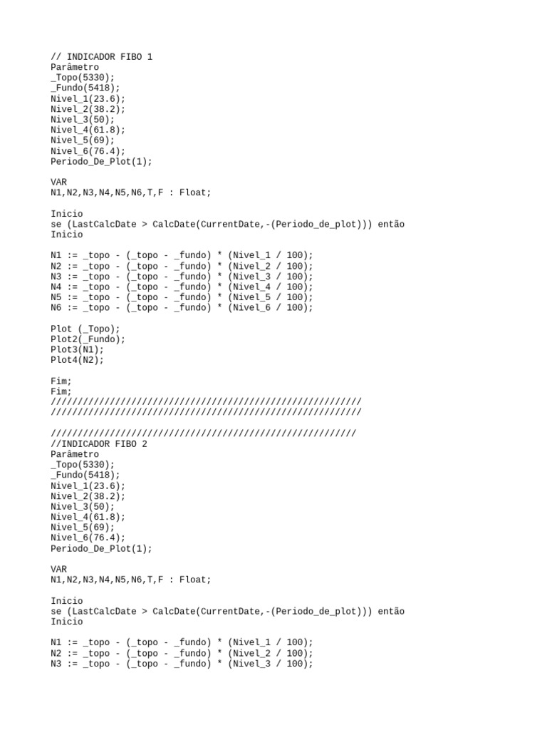 Indicador Fibo 1 | PDF