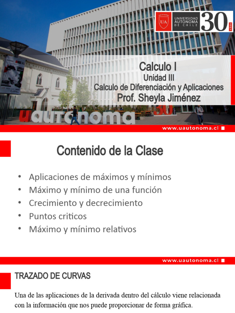 Clase 13 Calculo | PDF | Derivado | Cálculo