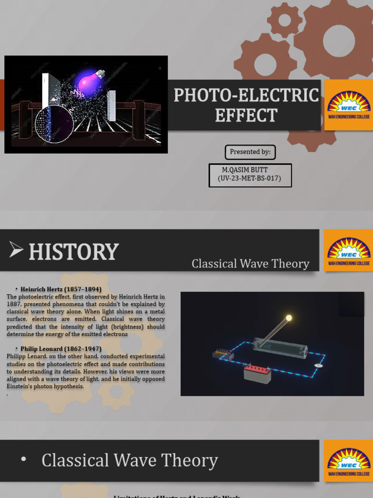 Phote Electric Effect | PDF | Photoelectric Effect | Photon