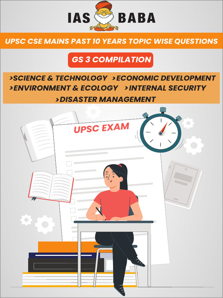 Upsc Cse Mains Past 10 Years Topic Wise Questions Gs3 | PDF | Agriculture | Disaster Risk Reduction