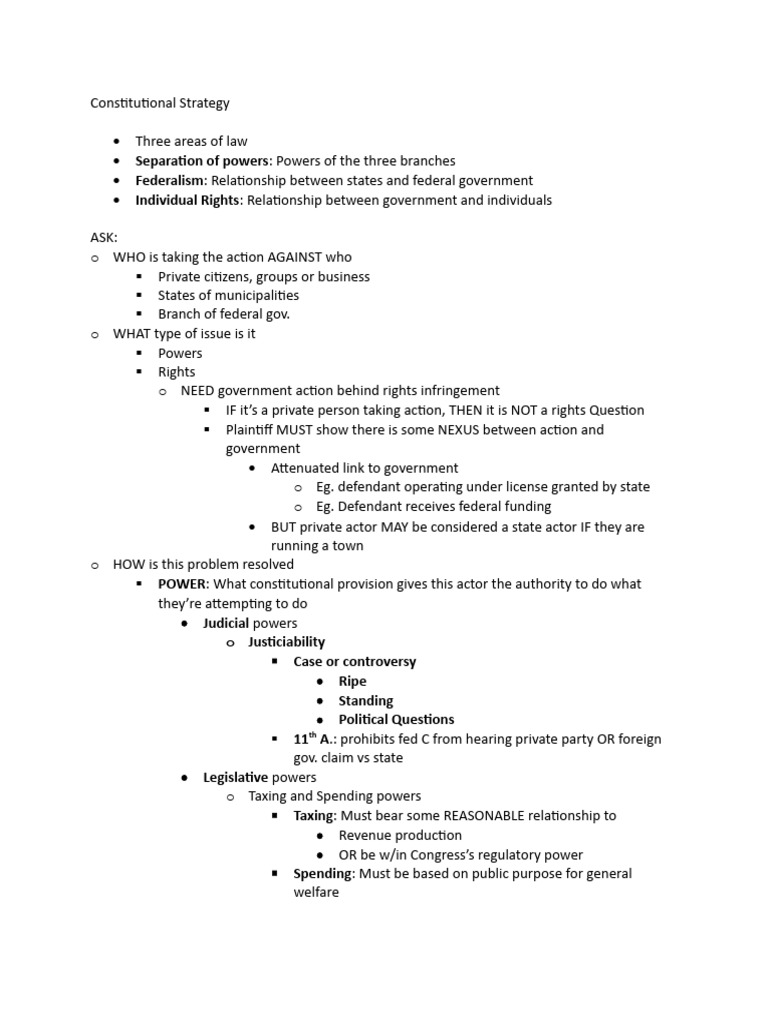 Constitutional Strategy | Download Free PDF | Commerce Clause | Due Process Clause