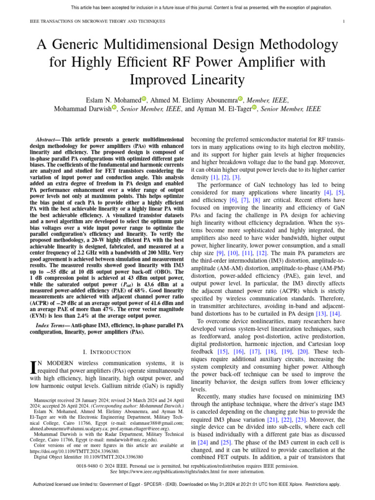 A_Generic_Multidimensional_Design_Methodology_for_Highly_Efficient_RF ...