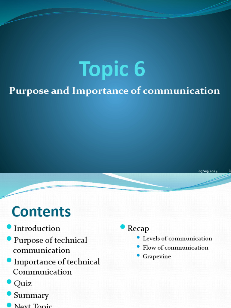 Topic-1 .Communication Skills Dr Ritu | PDF