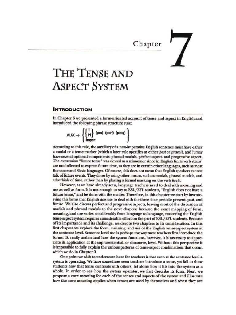 GRAMMAR BOOK - Chapter7 (1) - Compressed | PDF | Verb | Grammatical Tense