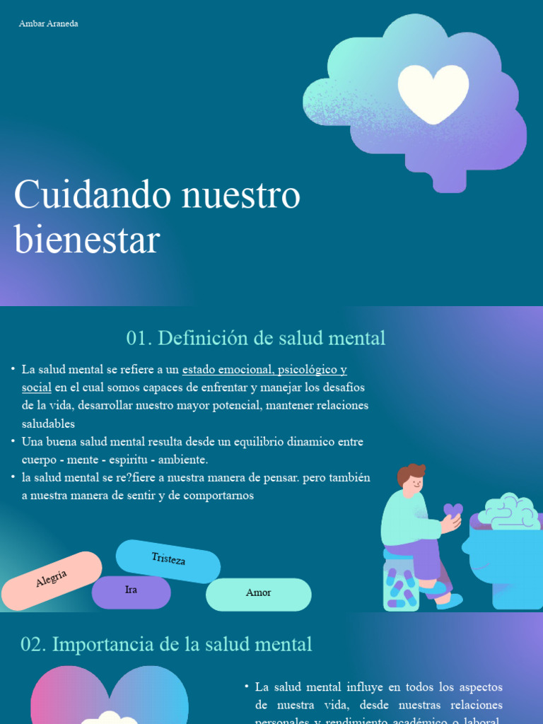Cuidar Nuestra Salud Mental | PDF | Salud mental | Mente