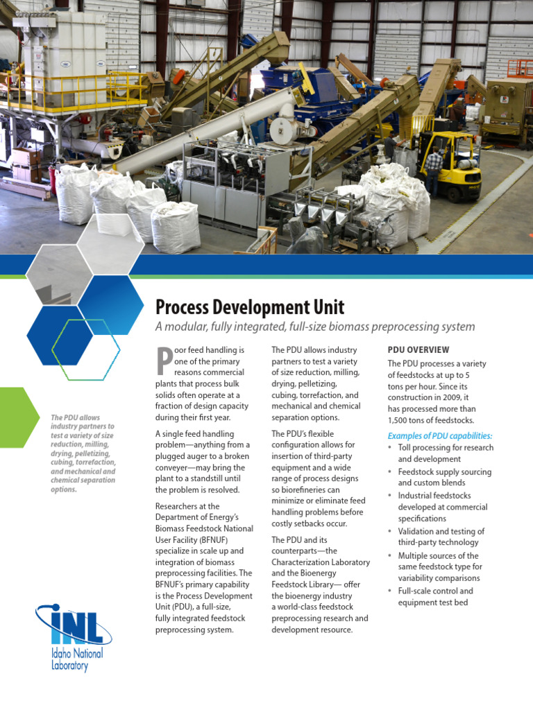 Process Development Unit | PDF | Bioenergy | Power Resources