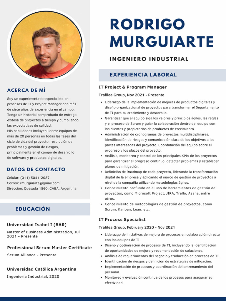 CV - Rodrigo Murguiarte | PDF