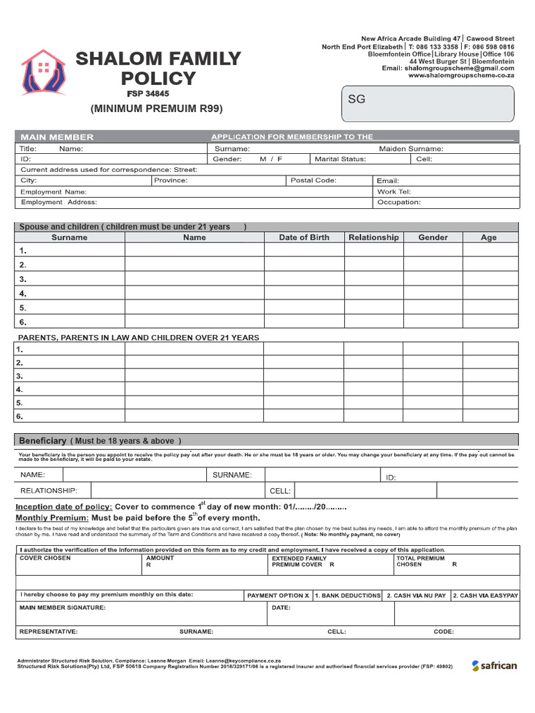 APPLICATION FORM FINAL | PDF