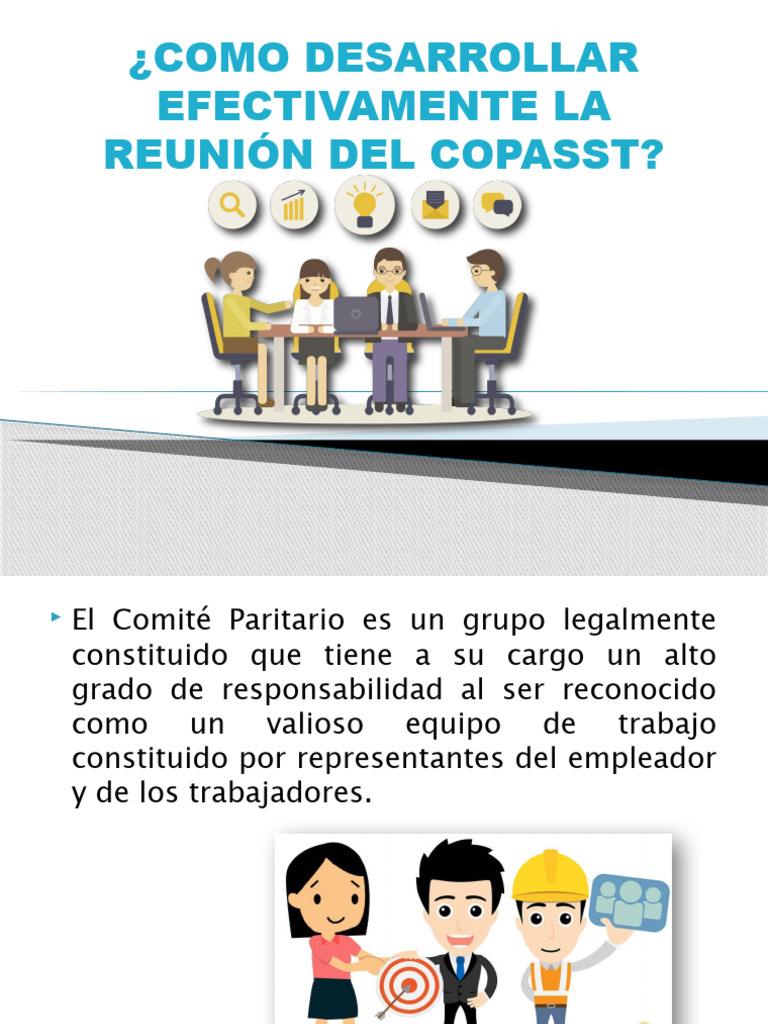 Como Desarrollar Efectivamente La Reunión Del Copasst | PDF | Planificación