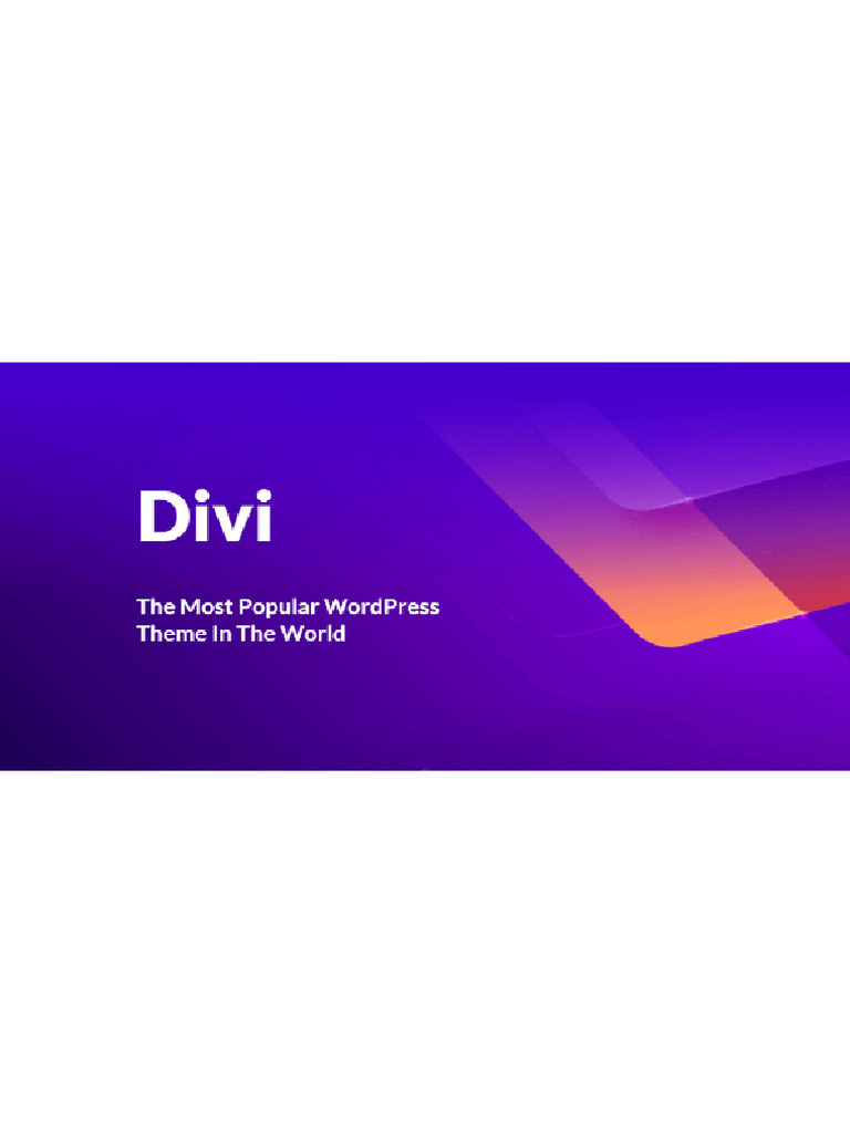 Divi Theme | PDF