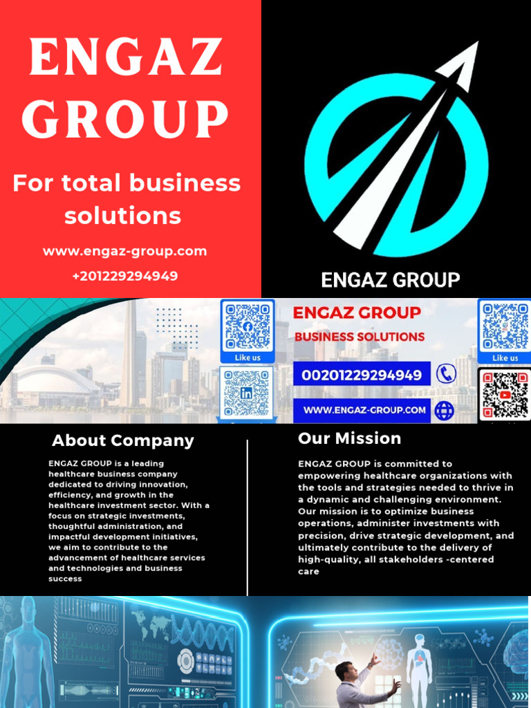 ENGAZ GROUP For Total Business Solutions | PDF | Health Care | Chief Information Officer