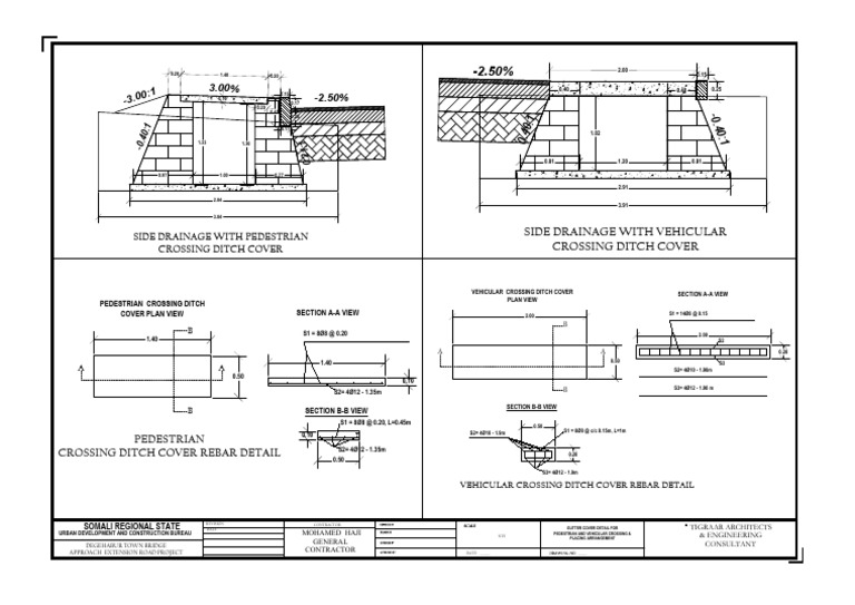 Aware Typical Ditch Detail-Ditch Cover Detail | PDF | Land Management ...