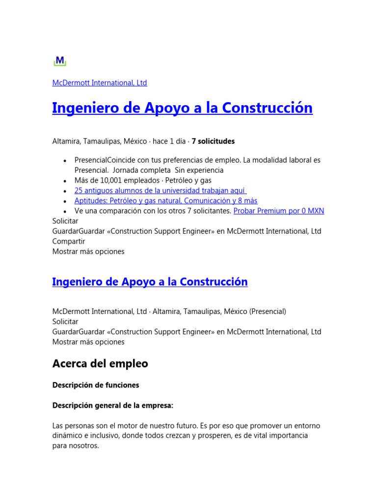 McDermott International | PDF | Ingeniería | Diseño